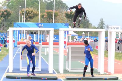 Naval pentathlon obstacle relay makes dazzling debut at CISM Military ...
