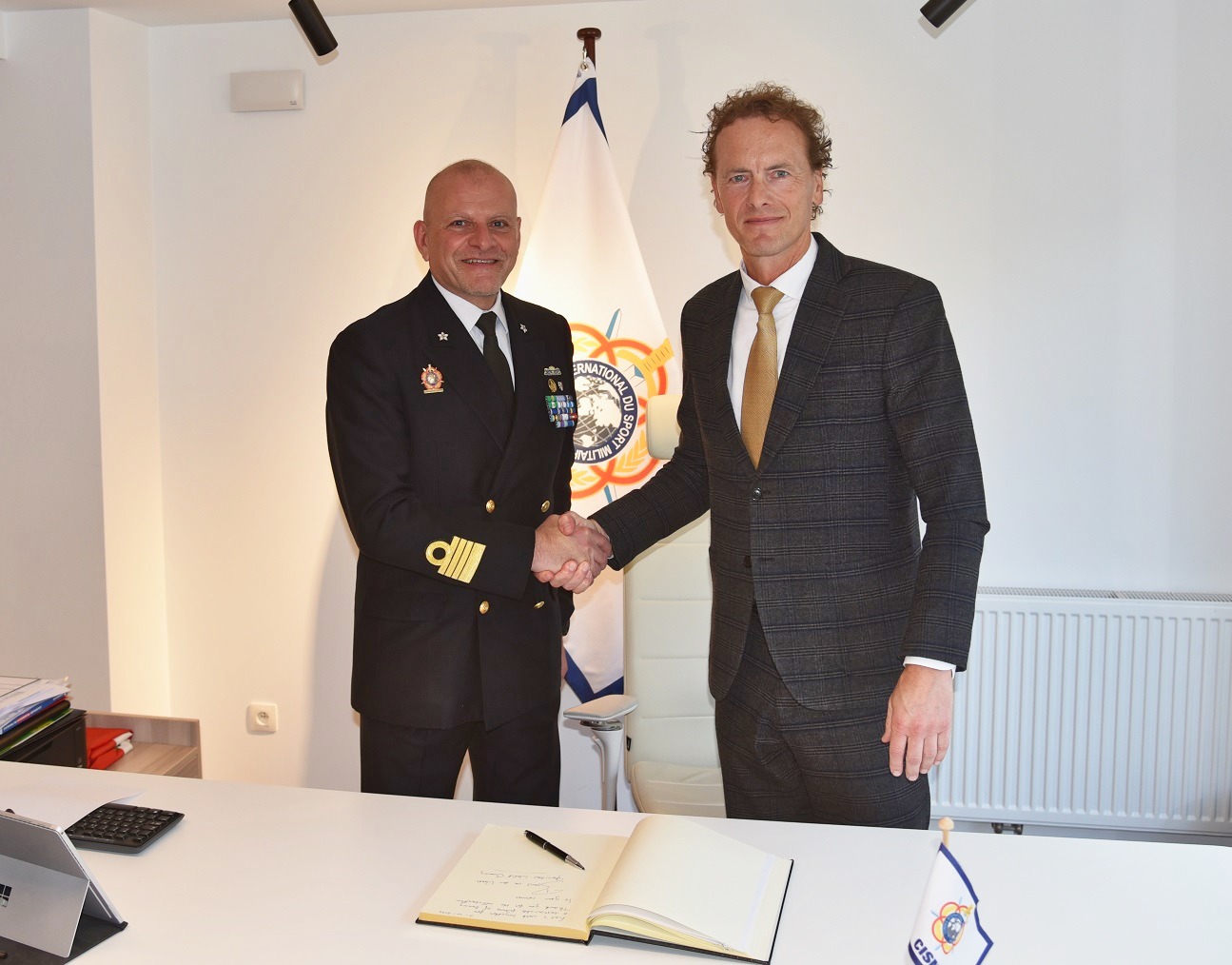 World Boxing President Mr. Boris van der Vorst visits CISM Headquarters ...